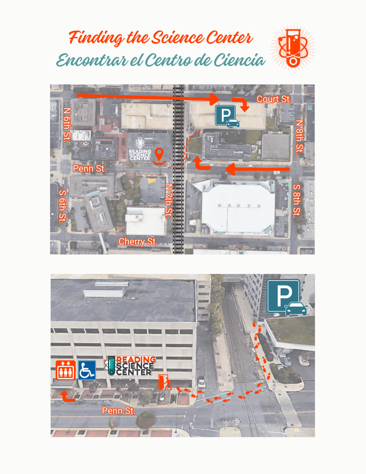 Visitor Location Map - Reading Science Center